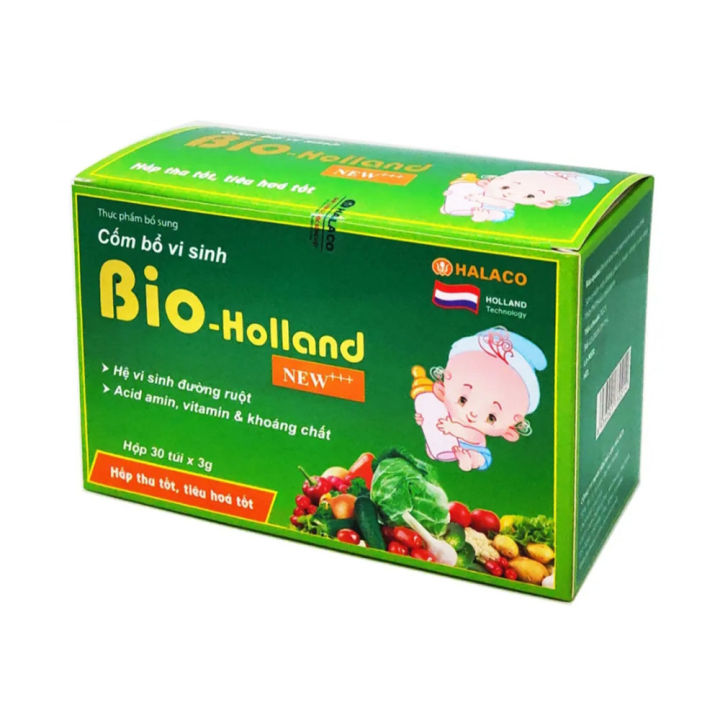 Cốm vi sinh BIO Holland - bổ sung lợi khuẩn, kẽm và các vitamin giúp bé ...