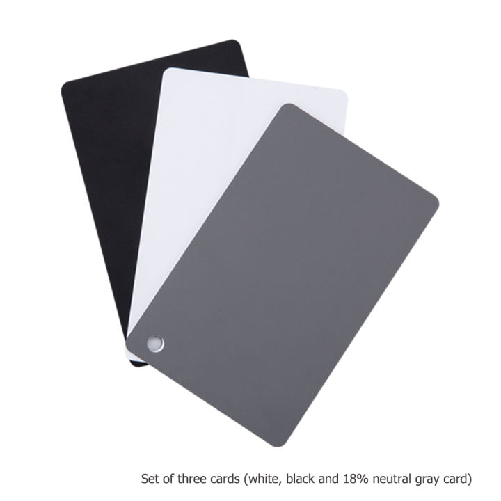 JJC White Balance Cards 18% Gray Grey Card, Use for Video, DSLR and ...