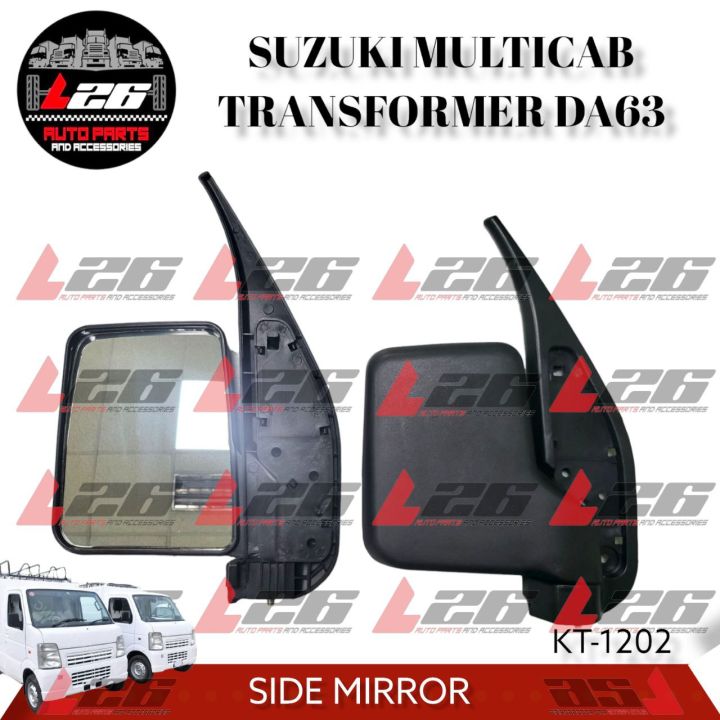 KT-1202 SUZUKI TRANSFORMER K6A DA63T DA63 MULTICAB PICK UP SIDE MIRROR ...