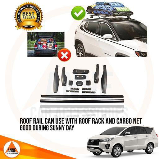 Roof Rail for Toyota Innova V G J E 2012 2013 2014 2015 2016 2017 2018 ...
