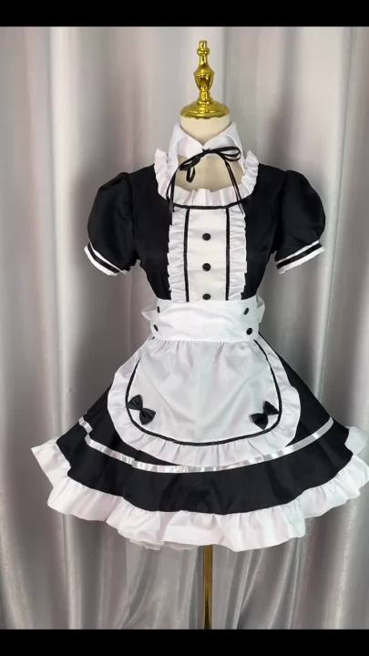 Light Tone Maid Costume Cosplay Maid Restaurant Maid Cartoon Costume