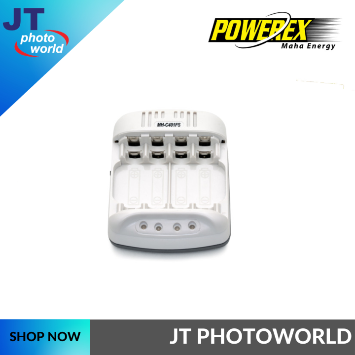 Powerex Maha MH-C401FS 100 Min Cool Charger FREE BAG | Lazada PH