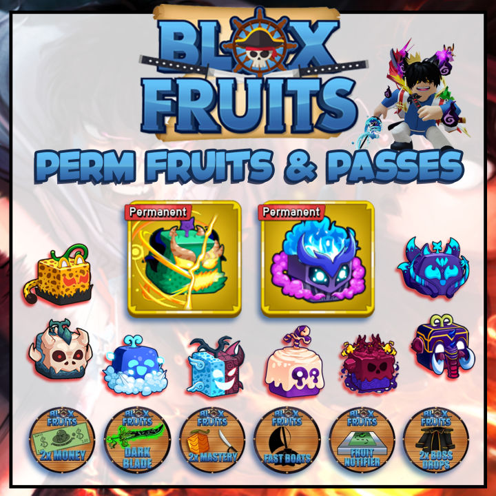 BloxFruits BF Blox Fruits Roblox GP and Permanent Fruits Game Cards Cod ...