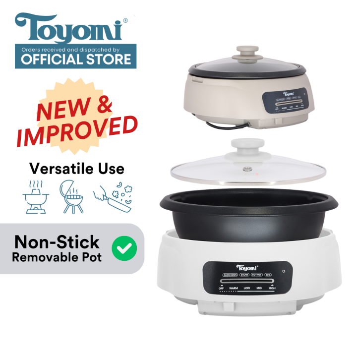 [Back in Stock] TOYOMI 4.0L Multi Cooker MC 4646 | Lazada Singapore