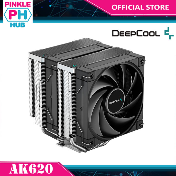PinkleHub | DEEPCOOL AK620 High Performance Dual Tower CPU COOLER (R ...