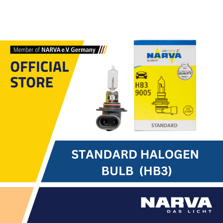 NARVA HB3 (9005) Standard Halogen Headlight Bulb 48005 (12V/60W) | Lazada