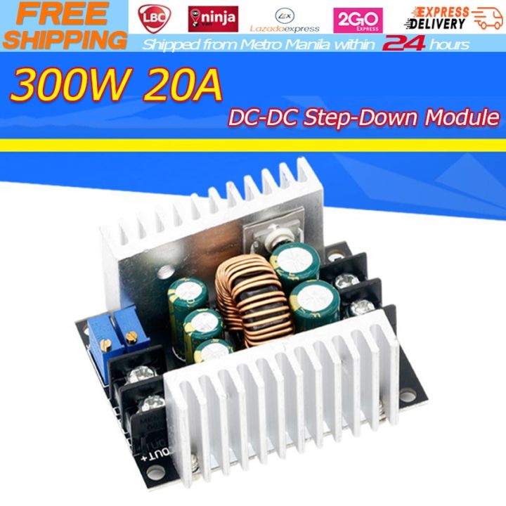 【Local Warehouse】DC 6 -40V To 1.2-36V Buck Converter 300W 20A Step Down ...