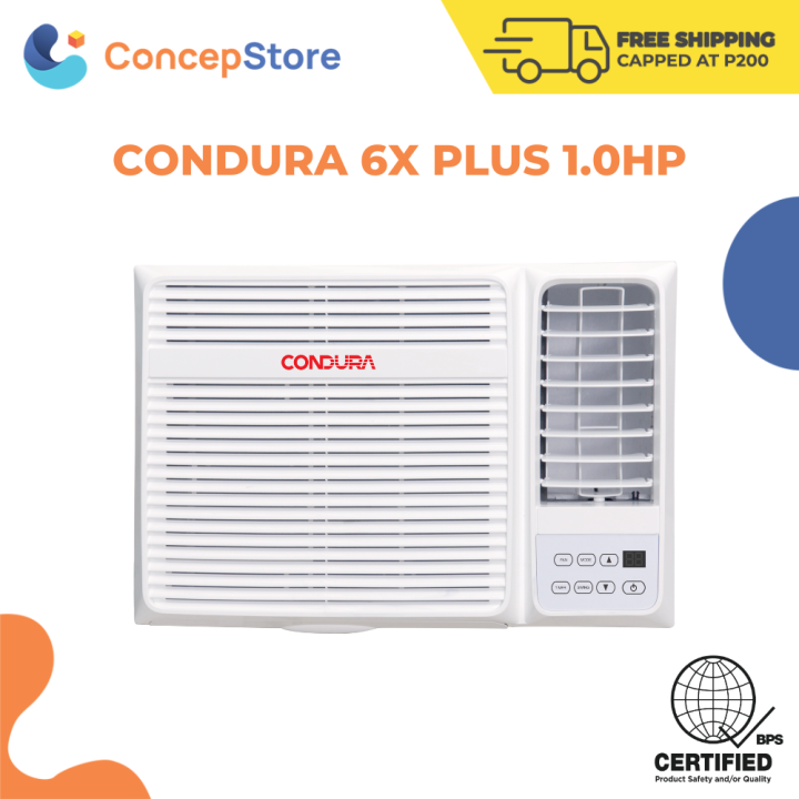 Condura 1.0HP 6x Plus Window Air Conditioner | Lazada PH