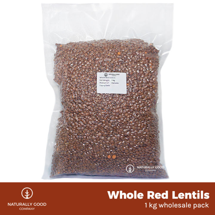 Dried Whole Red Lentils (1 kg wholesale pack) | Lazada PH