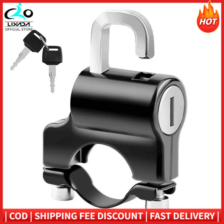 LIXADA Mini Portable Helmet Lock Anti-Theft Safety Lock All-Metal with ...