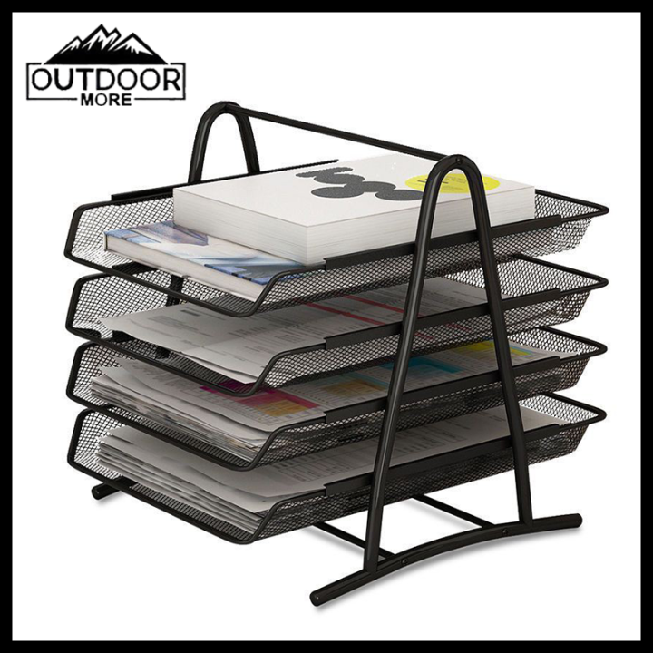 OUTDOORMORE 3-4 Layer File Tray Office supplies desk tray Tray File ...