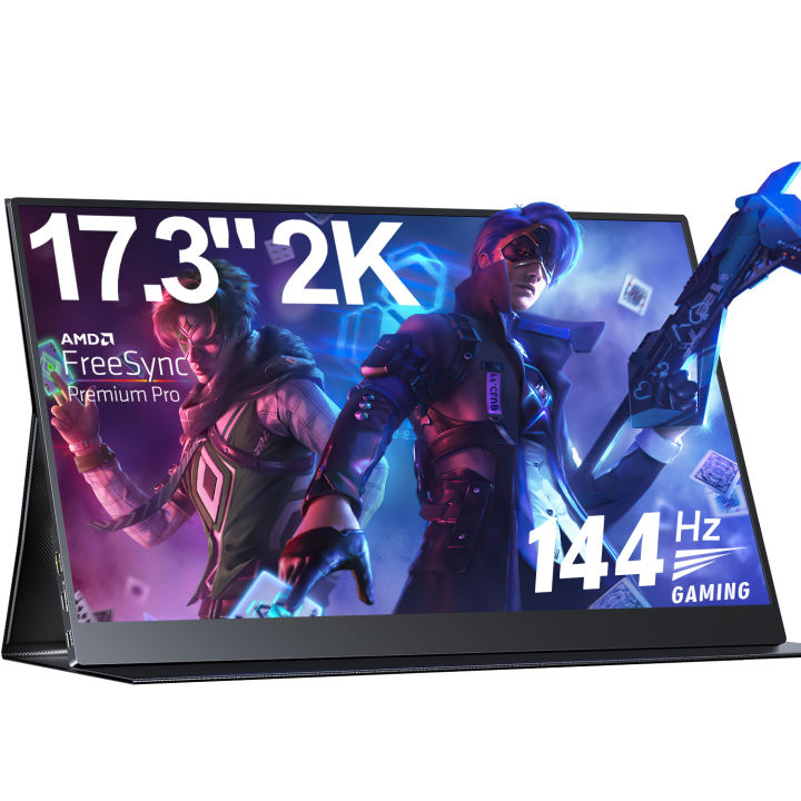 Uperfect 17.3 inch portable monitor 2K 144Hz IPS Gaming display for ...
