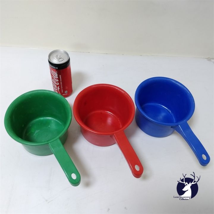 3PCS PLASTIC WATER DIPPER BATHROOM DIPPER MULTIPURPOSE SHOWER TABO ...