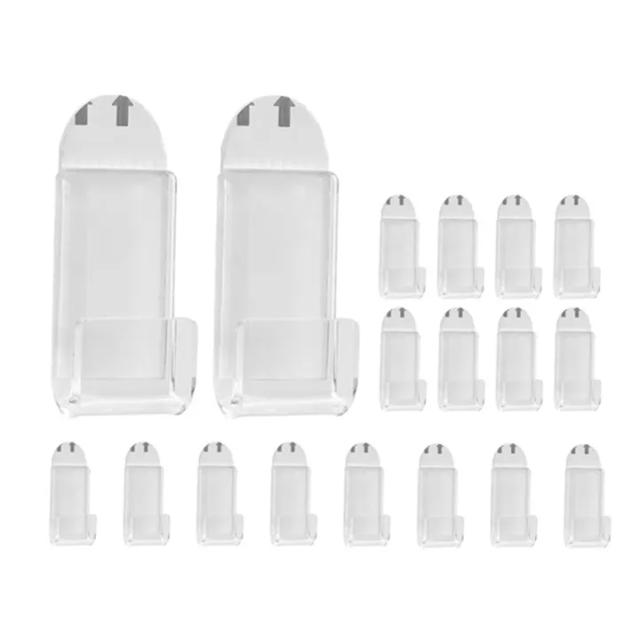 Vinyl Record Wall Mount,18 PCS Acrylic Vinyl Record Holder Self ...