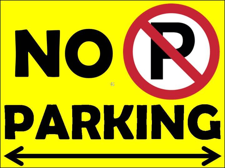 Parking Sign No Parking Keep Clear Rigid Foamex Sign 5mm Thick A5/A4/A3 ...