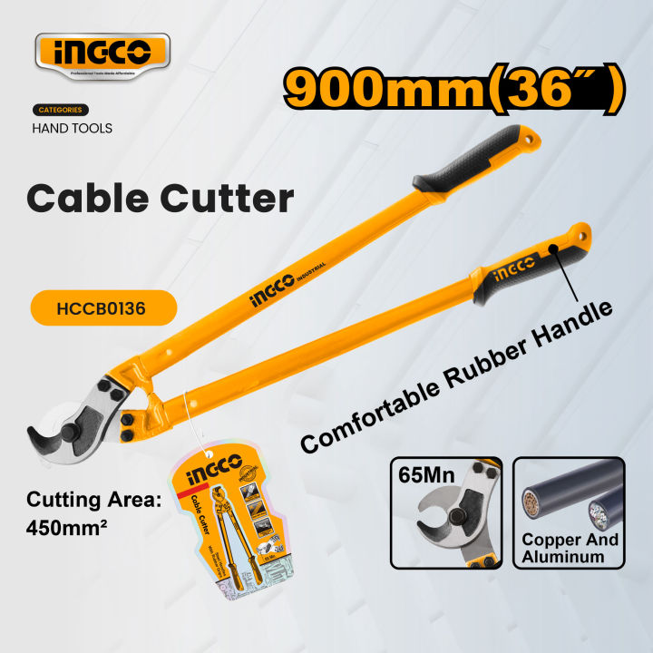 Ingco Cable Cutter 36" for Cutting Copper & Aluminum Cable HCCB0136 IHT ...