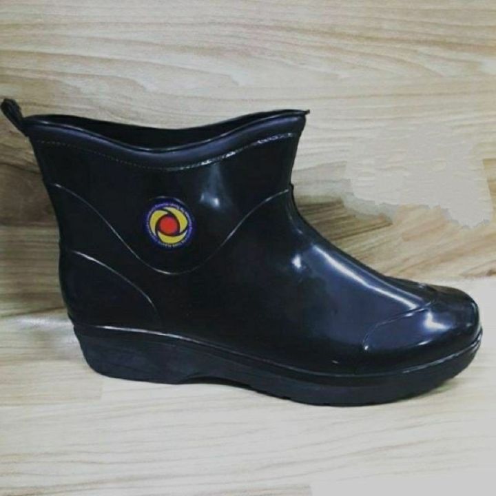 Lo Cut Rubber Rain boots | Kasut boot Getah 903 BN/BK/YW | Lazada