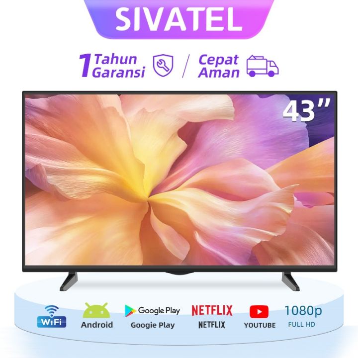 Sivatel TV LED Smart 43/55/65 inch smart tv digital 4K UHD tv Android ...