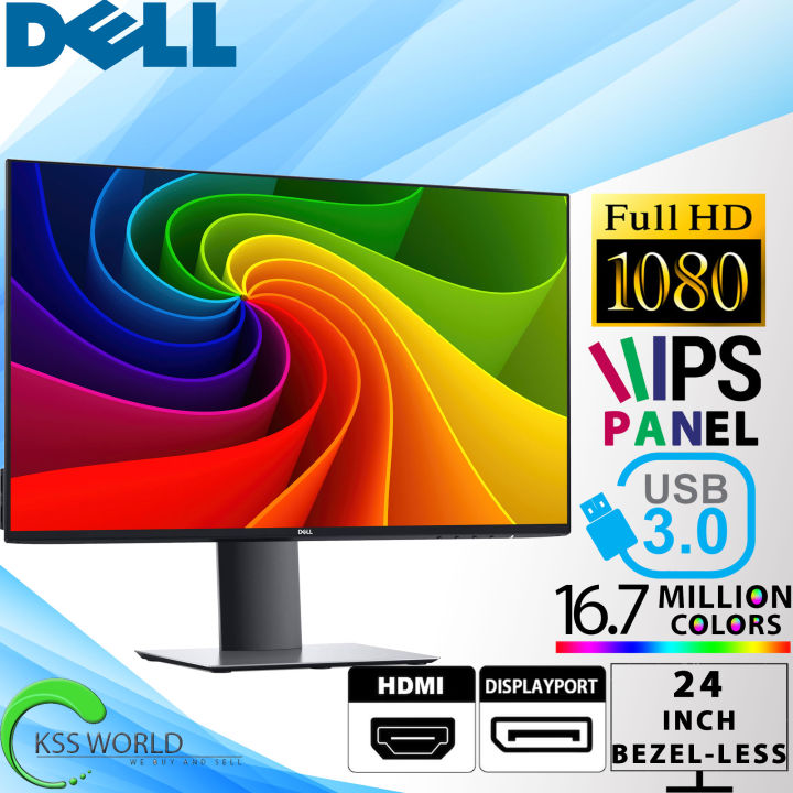 Dell Ultrasharp U2417H Full HD - IPS Panel - 24 Inch - Bezel-Less ...
