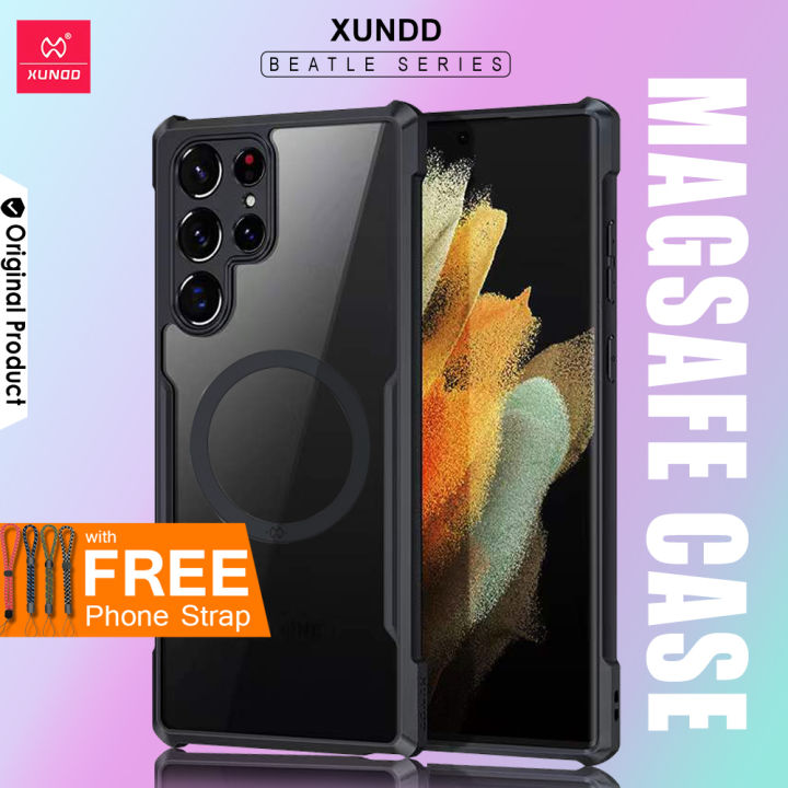 Xundd [Original] Beatle Magsafe Clear Hybrid Shock Proof Armor Case for Samsung Galaxy S22 / S22 ...