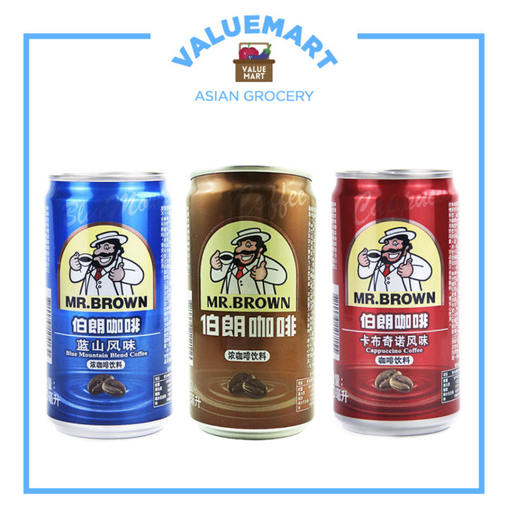 Mr. Brown Taiwan Coffee Drink in Can Ready-to-Drink (Original ...