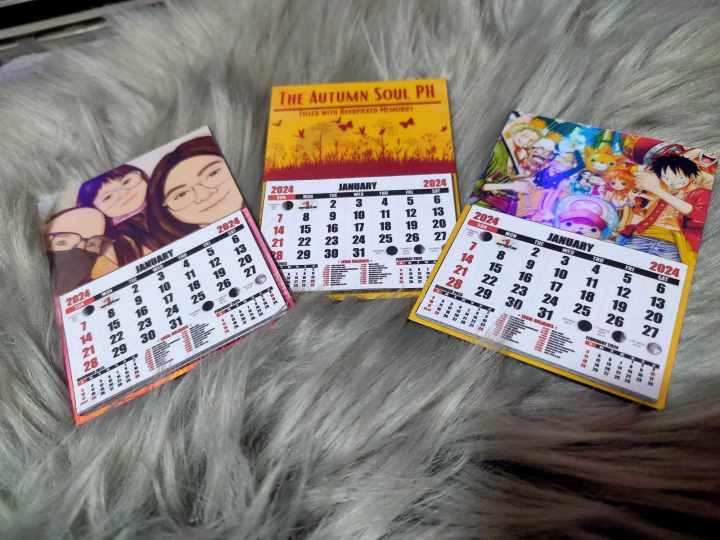 2024 Mini Calendar Magnets - Aesthetic/Anime/Kawaii Designs | Lazada PH