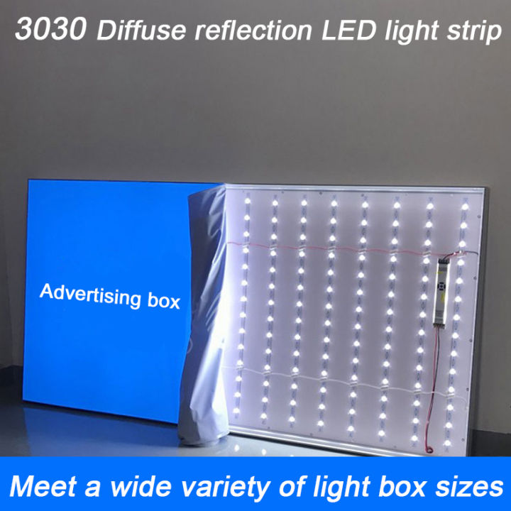 【Free 200w transformer】15Pcs Backlight Strips 12V Light box 3030 Bead ...