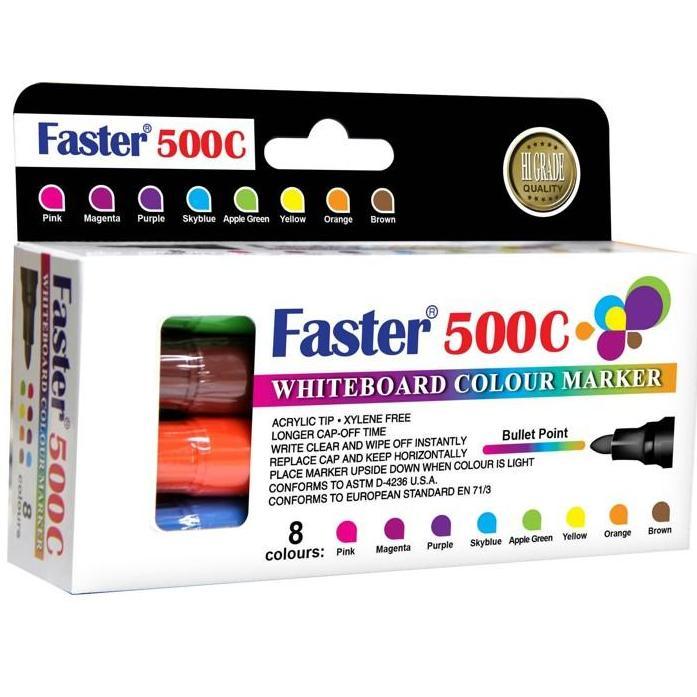 Faster Colour Whiteboard Marker M-F-500C (8PCS Per Box) | Lazada