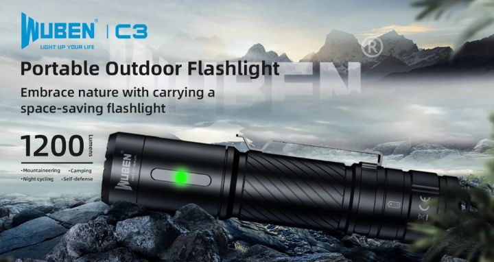 ไฟฉายWUBEN C3 V1.3 เครื่องศูนย์ รับประกันไฟฉาย6 เดือน | Lazada.co.th