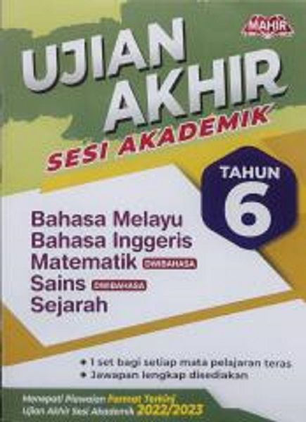 UASA BM/BI/Mate/Sains/Sejarah KSSR Thn 6 | Lazada