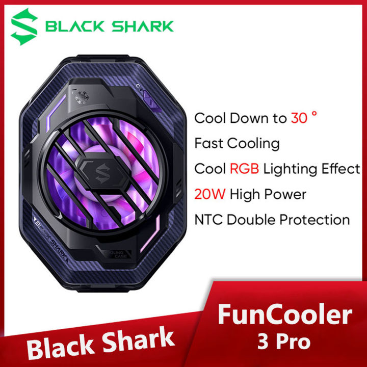 Black Shark FunCooler 3 Pro with RGB Light Fast Cooling Fan Cooler ...