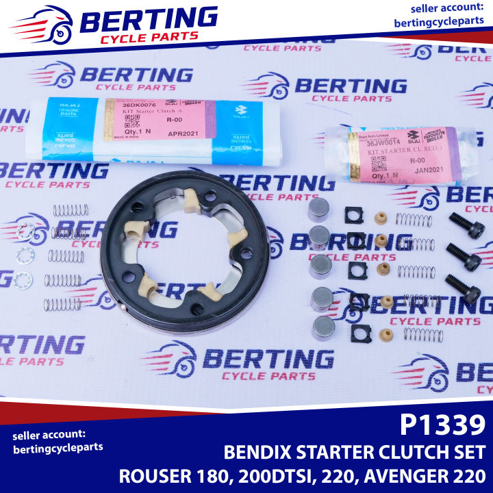 BENDIX DRIVE KIT STARTER CLUTCH ASSY Rouser 180 200 DTSI old 220 ...