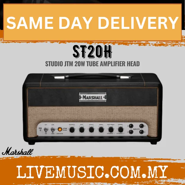 Marshall ST20H Studio JTM 20W Tube Amplifier Head | Lazada