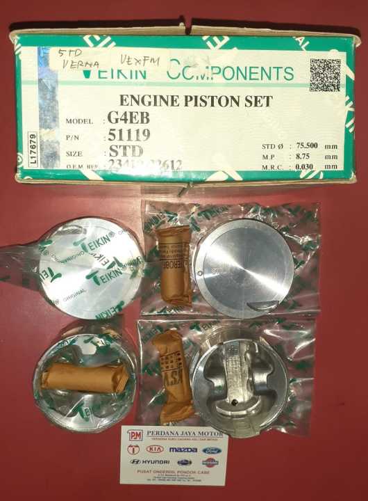 Piston Set Seher Hyundai Verna | Lazada Indonesia