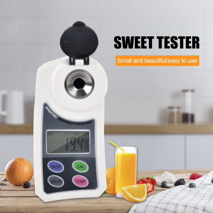 Lepmerk Digital Brix Sugar Refractometer Electronic Handheld Sweetness ...