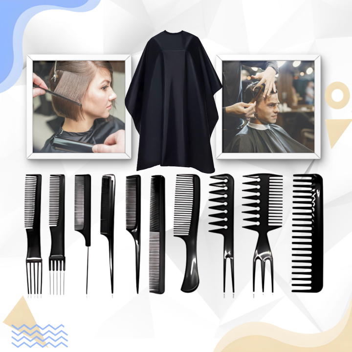 Sisir Stylish Salon Barbershop Set Tata Rias Rambut Lengkap | Lazada ...