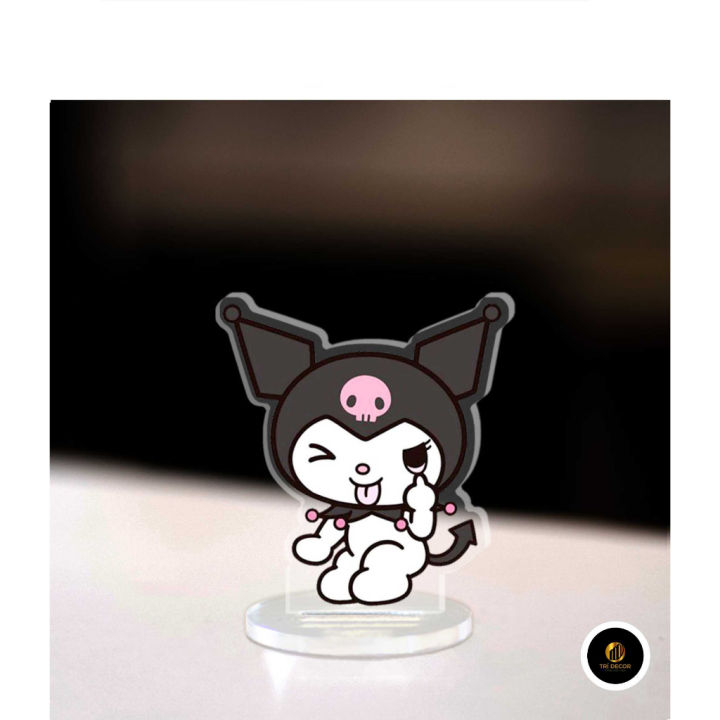 Mô hình Mini Sanrio Standee Chibi Các Nhân Vật Hello Kitty Kuromi ...