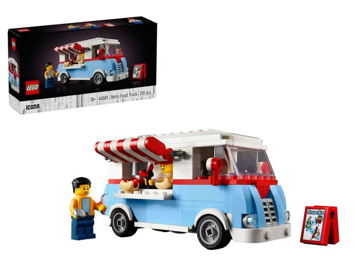 [BrickStory] LEGO Icons Retro Food Truck (40681)(310 Pieces)(Year 2024 ...