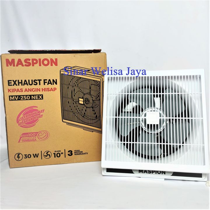 Maspion Exhaust Fan Kipas Angin Dinding Hisap 10 Inch (MV-250NEX ...