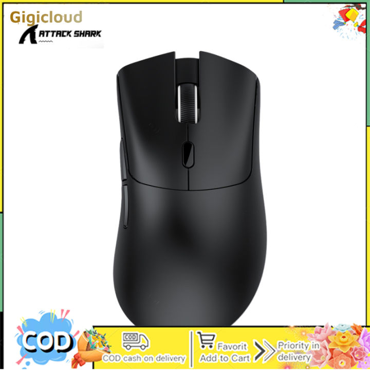 Attack Shark R1 Gaming Mouse Adjustable DPI Wireless/Wired Mouse ...