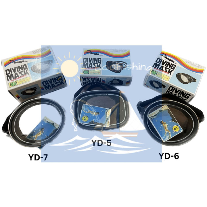 Diving Mask | Made in Japan | Tempered Gl | YDA Brand | Heavy Duty ...