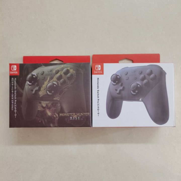 (OEM NFC) Pro Controller Nintendo Switch ProCon Stick Stik Hitam ...