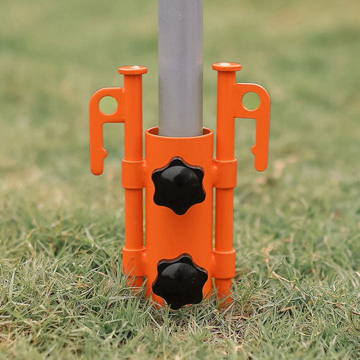 {HOT}Umbrella Pole Fixed Stand Adjustable Tent Canopy Holder Stainless ...