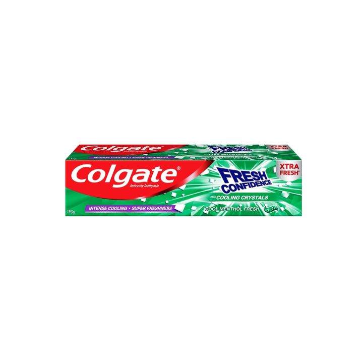 Colgate Flouride Toothpaste with Cooling Crystals Cool Menthol Fresh ...