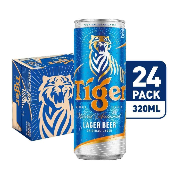 Tiger Lager Beer Can 24 X 320ML | Lazada Singapore