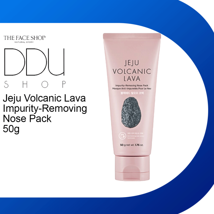 THE FACE SHOP Jeju Volcanic Lava Impurity-Removing Nose Pack 50g | Lazada