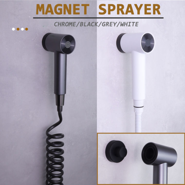 Bidet Sprayer Set Grey White Black Gold Chrome Shiny Silver Press ...