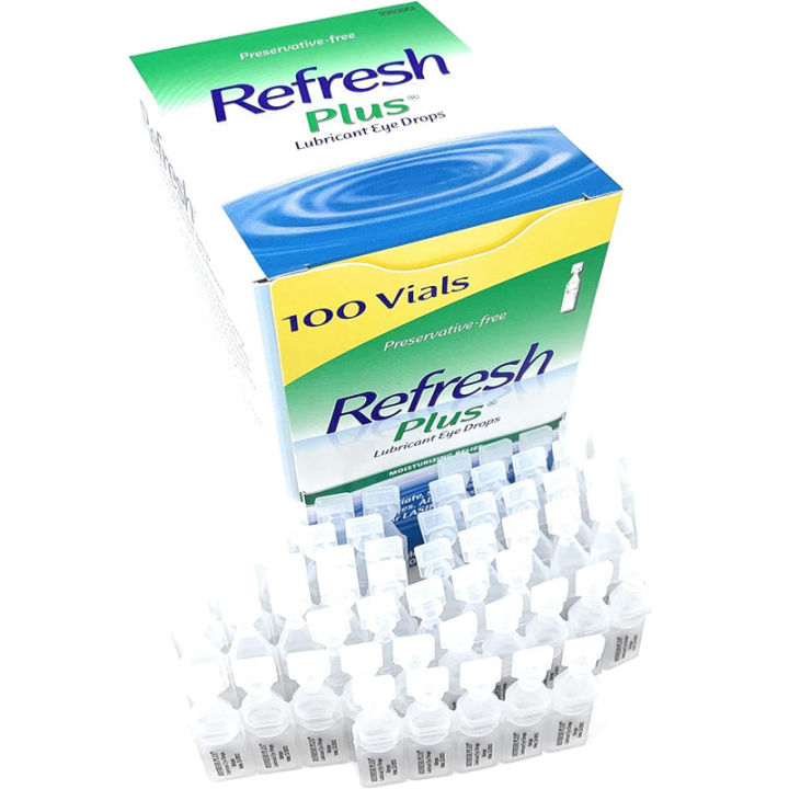 Refresh Plus Lubricant Eye Drops 100 VIALS (EXPIRED 11/2025) | Lazada PH