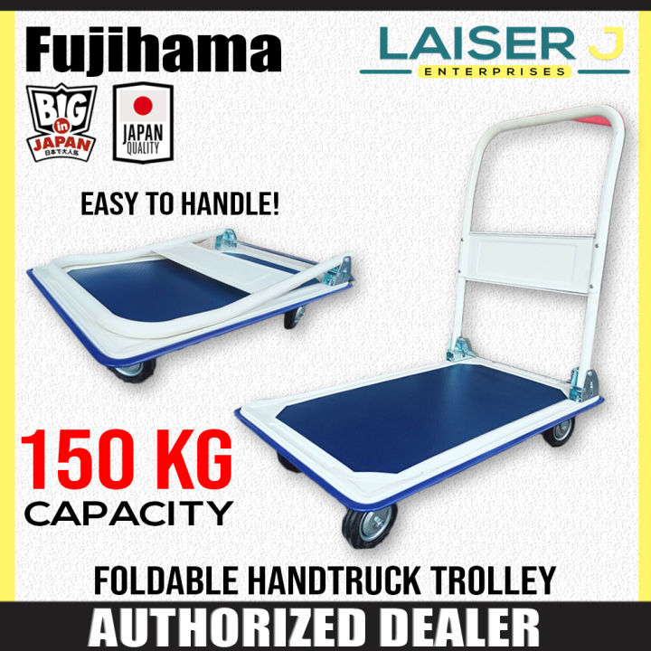 Fujihama Hand truck Trolley Foldable 150KG Capacity Easy to Handle •100 ...