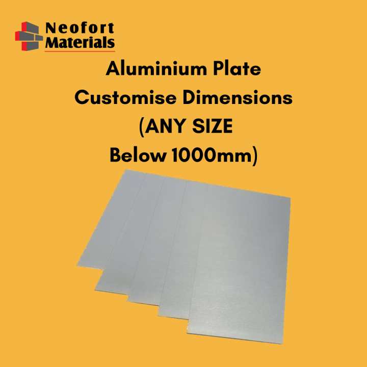 READY STOCK Aluminium Plate (CUSTOMISE DIMENSION - BELOW 1000mm) | Lazada